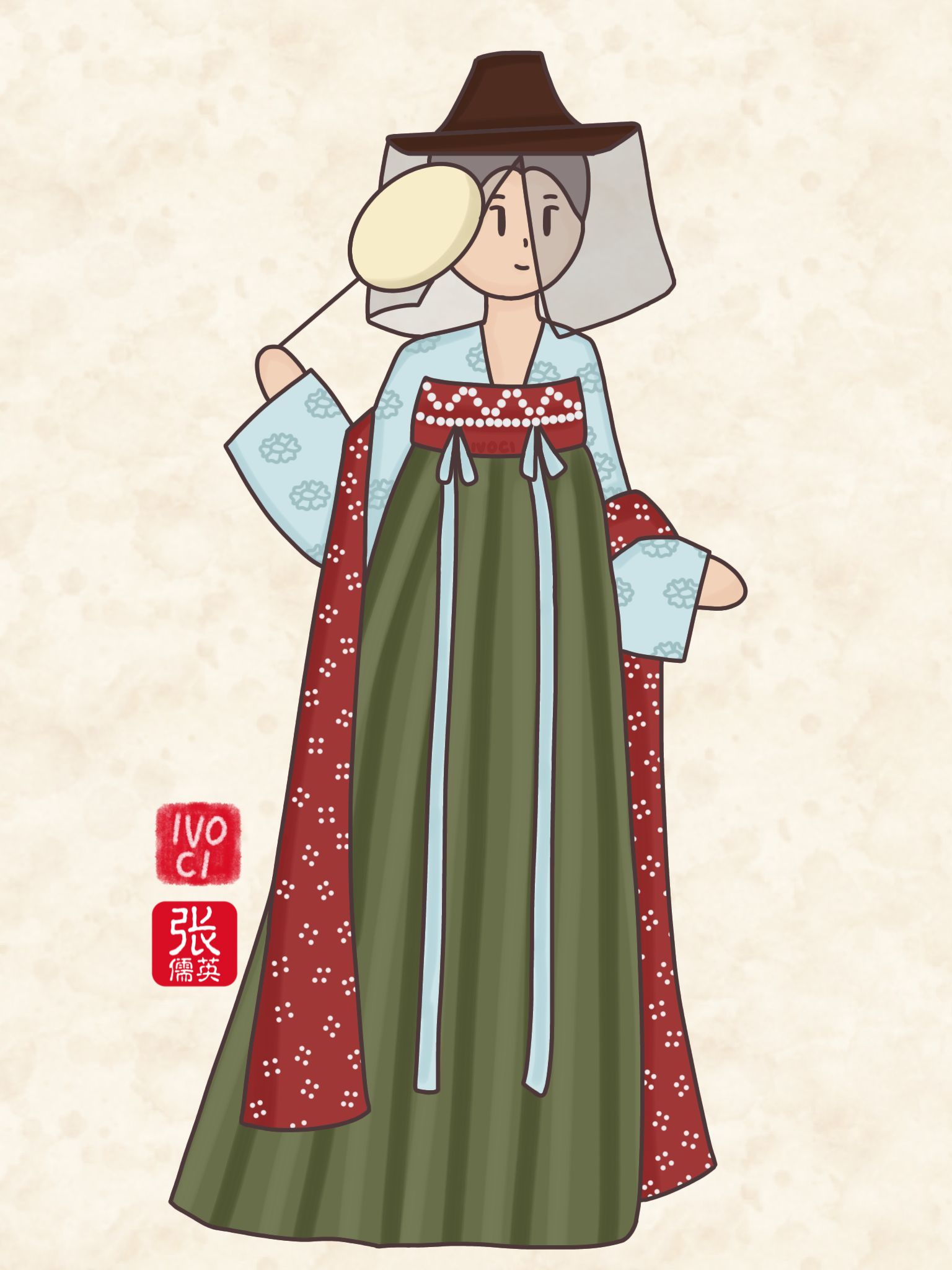 Weimao 帷帽, Chinese Clothing Hanfu Face Veil » Hanfu Accessories ...