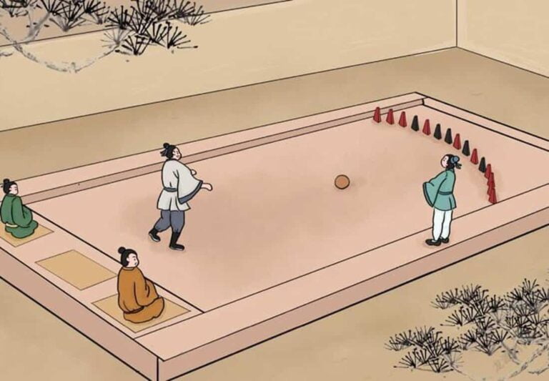 Traditional Chinese Games & Sports: Jiju 击鞠, Chuiwan 捶丸, Mushe 木射, Touhu 投壶, Cuju 蹴鞠 » History ...